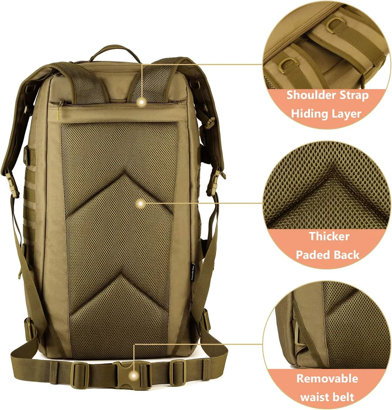 60L Outdoor Tactical Duffel Camouflage Backpack Waterproof Suitcase ...