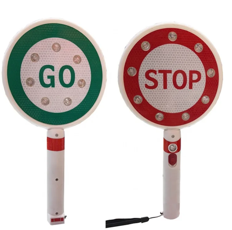 Portable Led Traffic Warning Stop And Go Sign - Buy Stop Go Sign ...