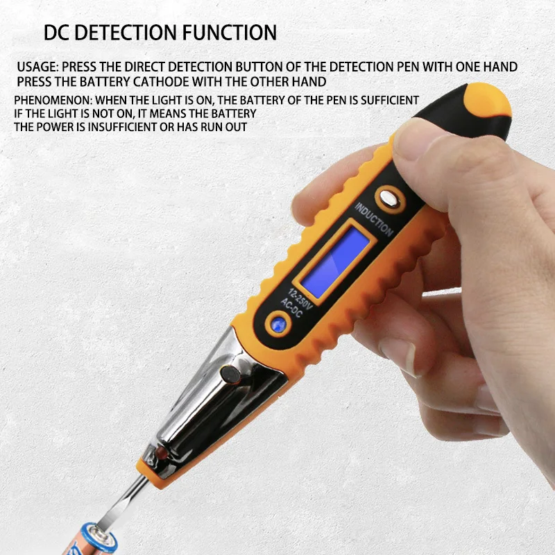 12v-220v Dc & Ac Voltage Detector Pen: Intelligent Induction ...