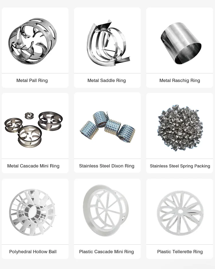 Intalox Saddle Ring Packing - Random Plastic Tower IMTP