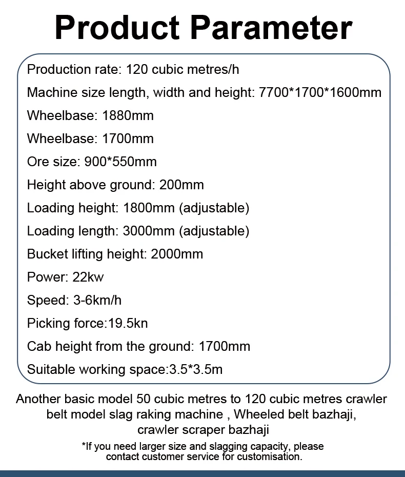 Multi-function Mucking Loader Crawler Slag Raking Machine Underground ...