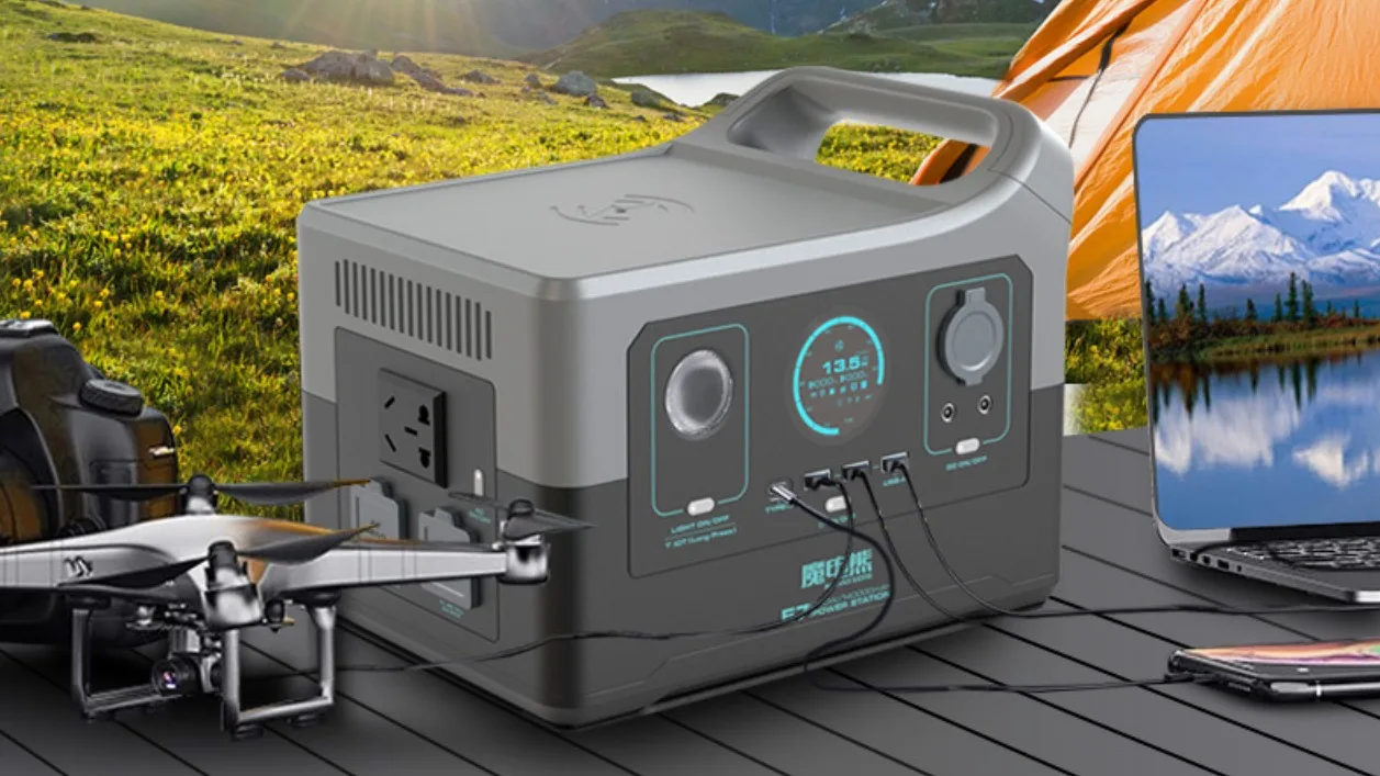 Solar Generator 700w Outdoor Bank Portable Solar Lifepo4 Portable Power ...