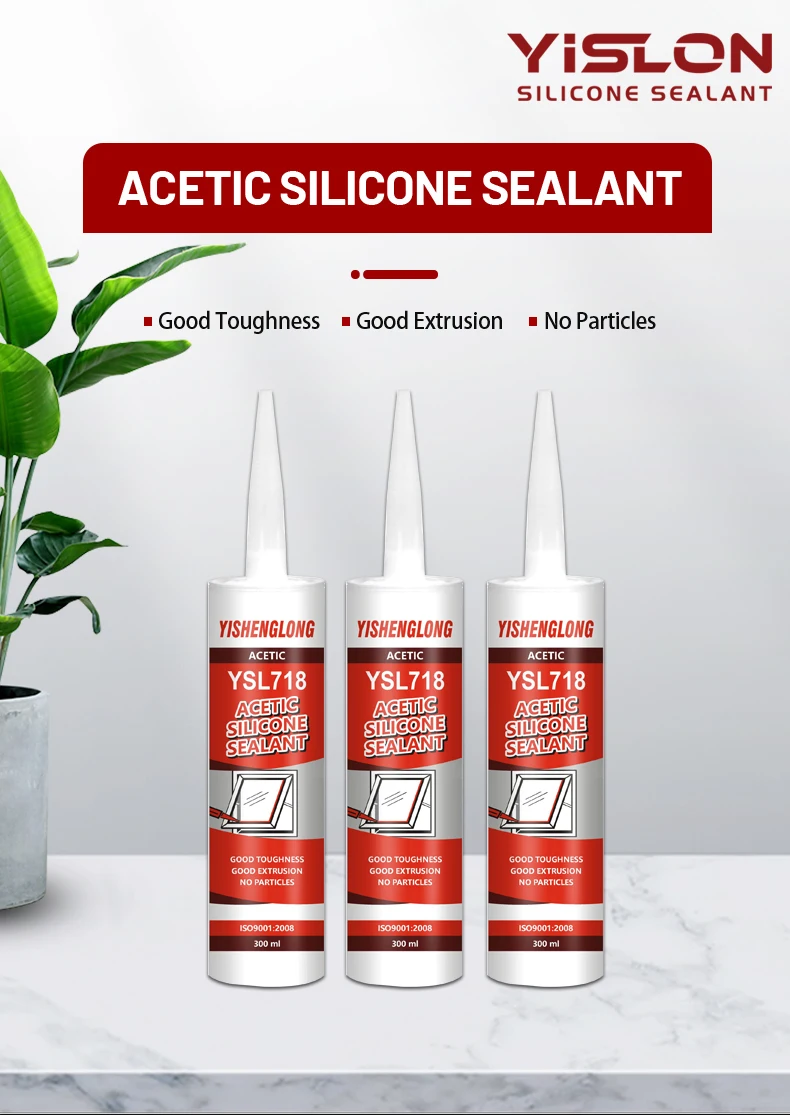 Yislon Adhesive Silicone Sealant Acetic Silicone Sealant For Door ...