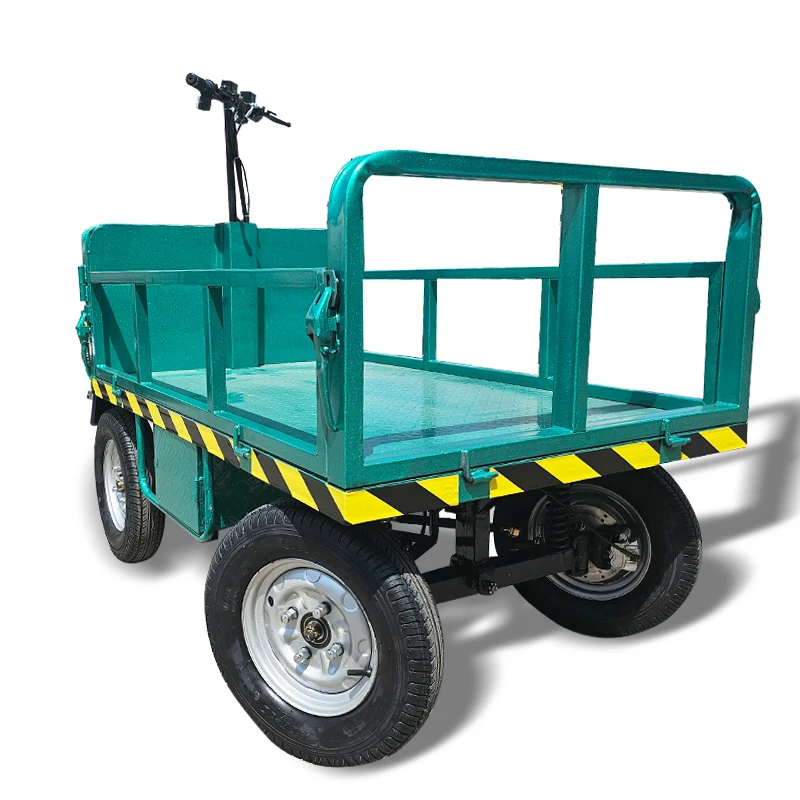 Heavy Duty Motorized Platform Cargo Carts for Efficient Warehouse ...