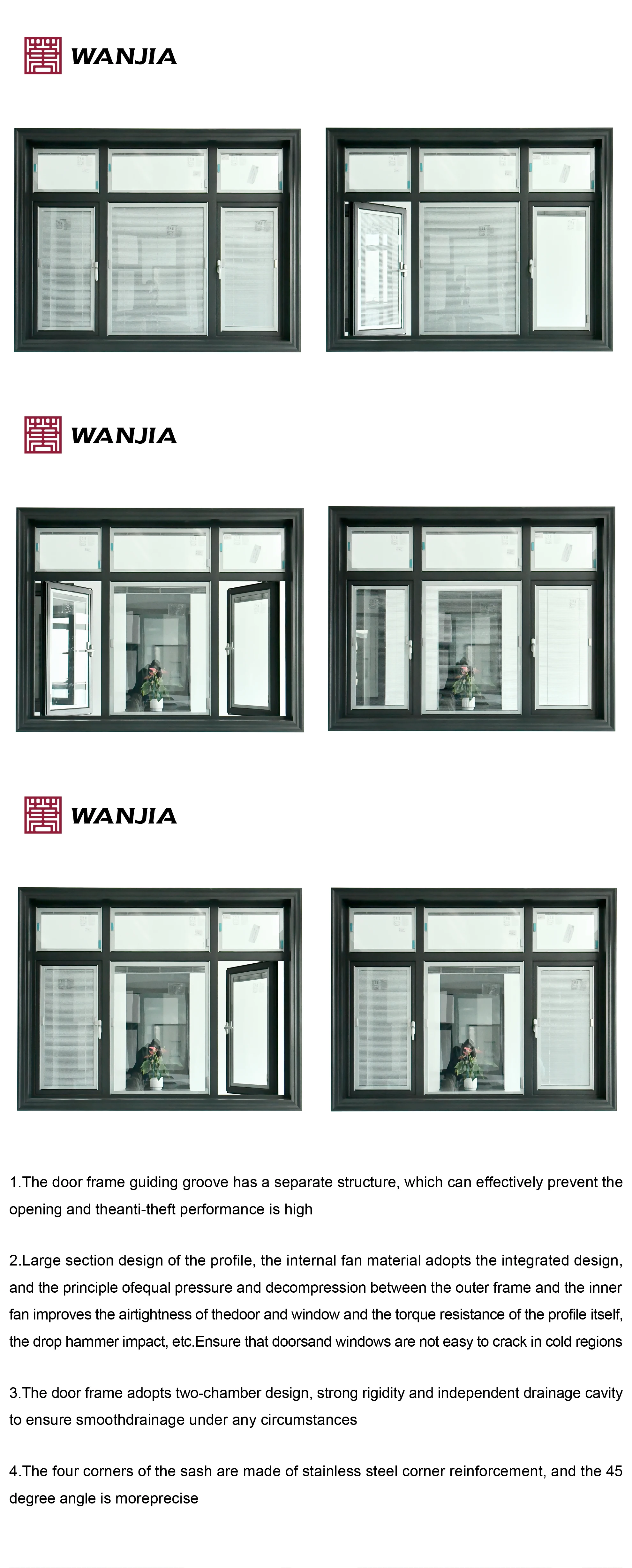 Thermally Insulated Aluminum Windows - Durable & Efficient