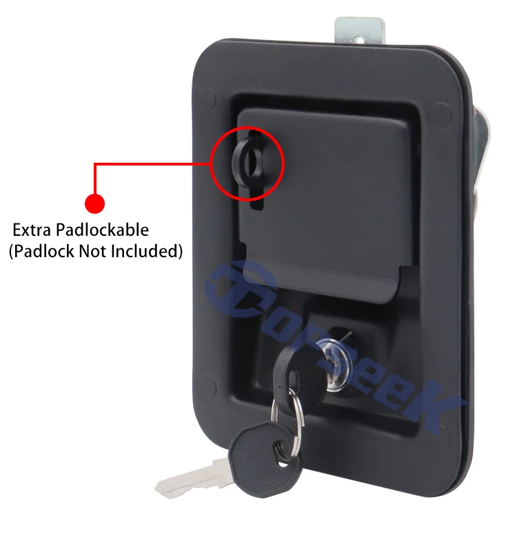 Secure Industrial Cabinets with Black Coated Paddle Latches
