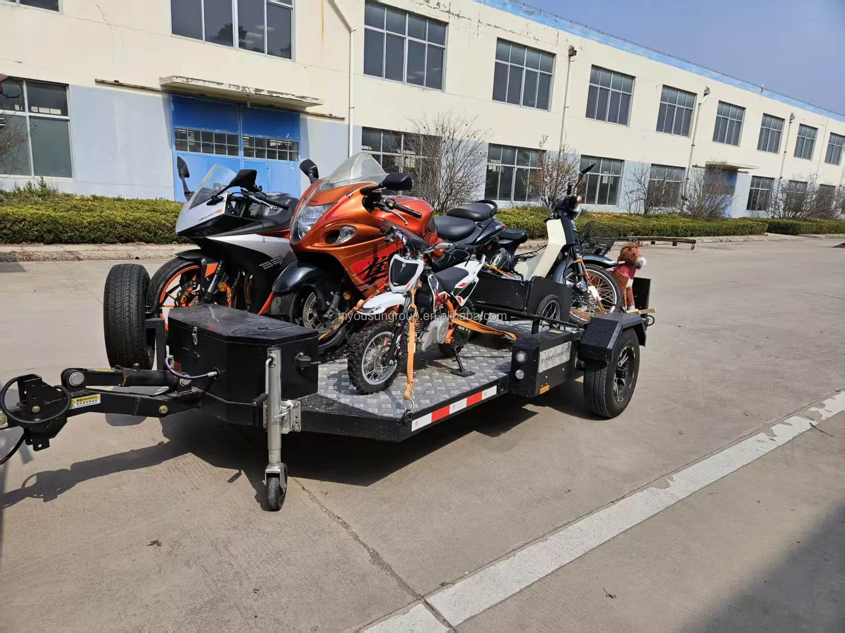 Car Hauler Sports Car Transportation Trailer Hydraulic Lift