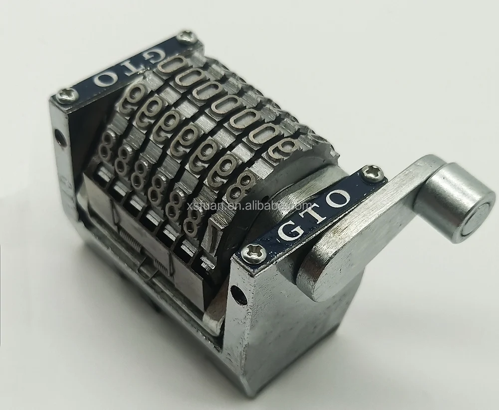 7digit Convext Numbering Machine for GTO/serial Number Printing Machine ...