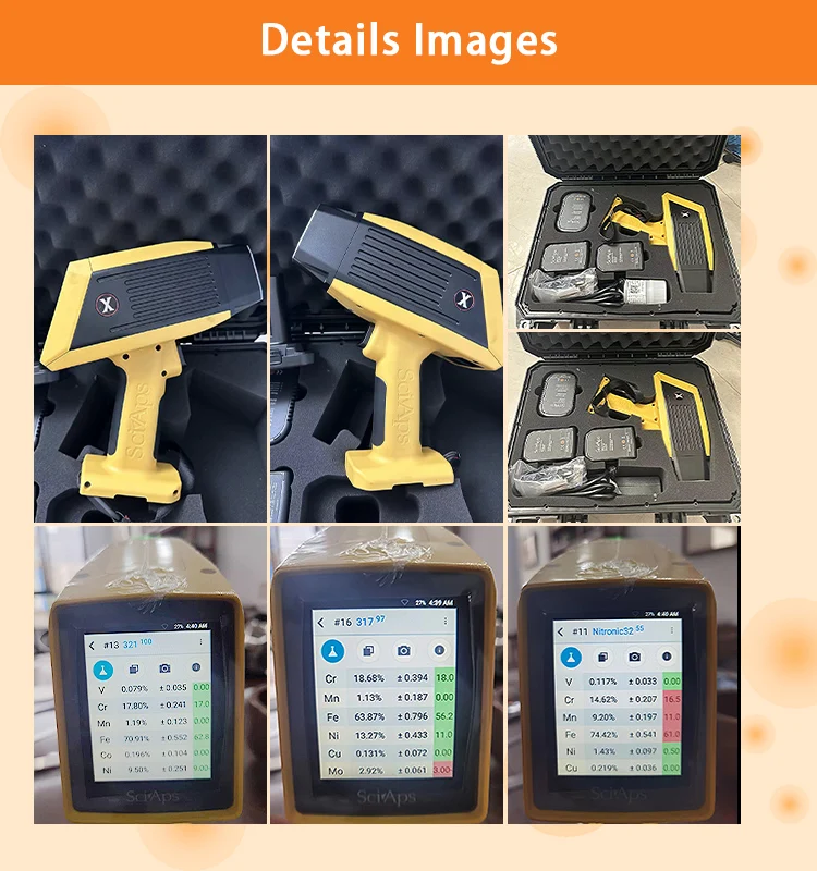 Laboratory Handheld Spectrum Analyzer Portable Xrf Tester Metal ...