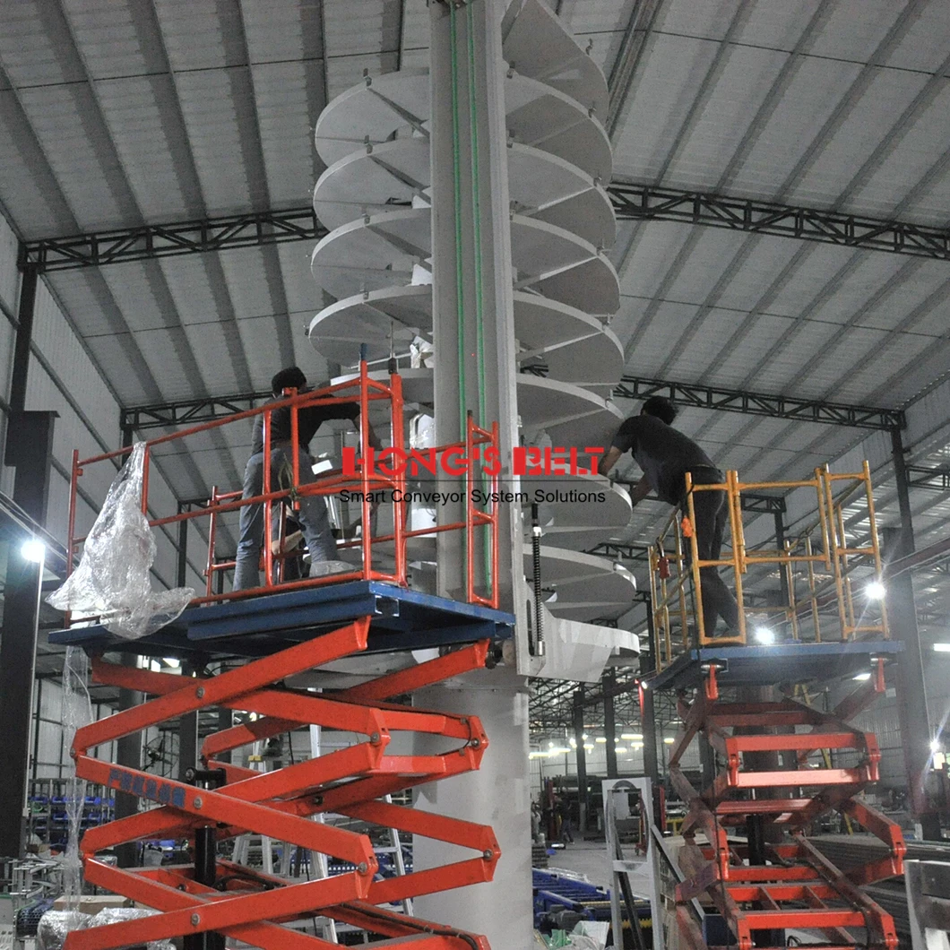 Hongsbelt Flexible Spiral Screw Conveyor - Cooling & Efficiency