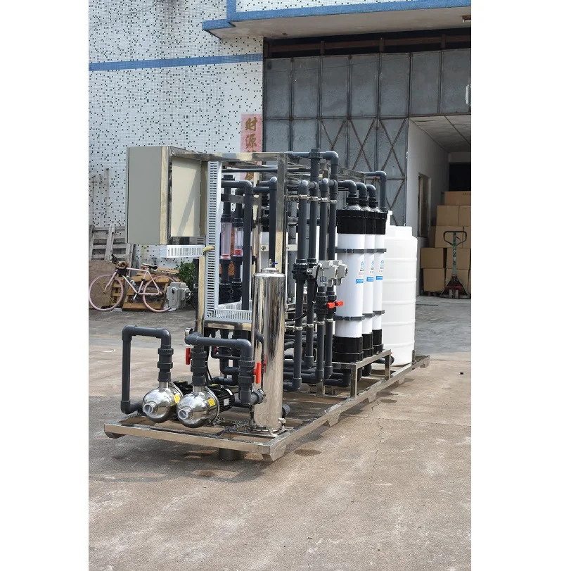 6000lph Ultrafiltration Reverse Osmosis Water Purification Plant New Uf ...