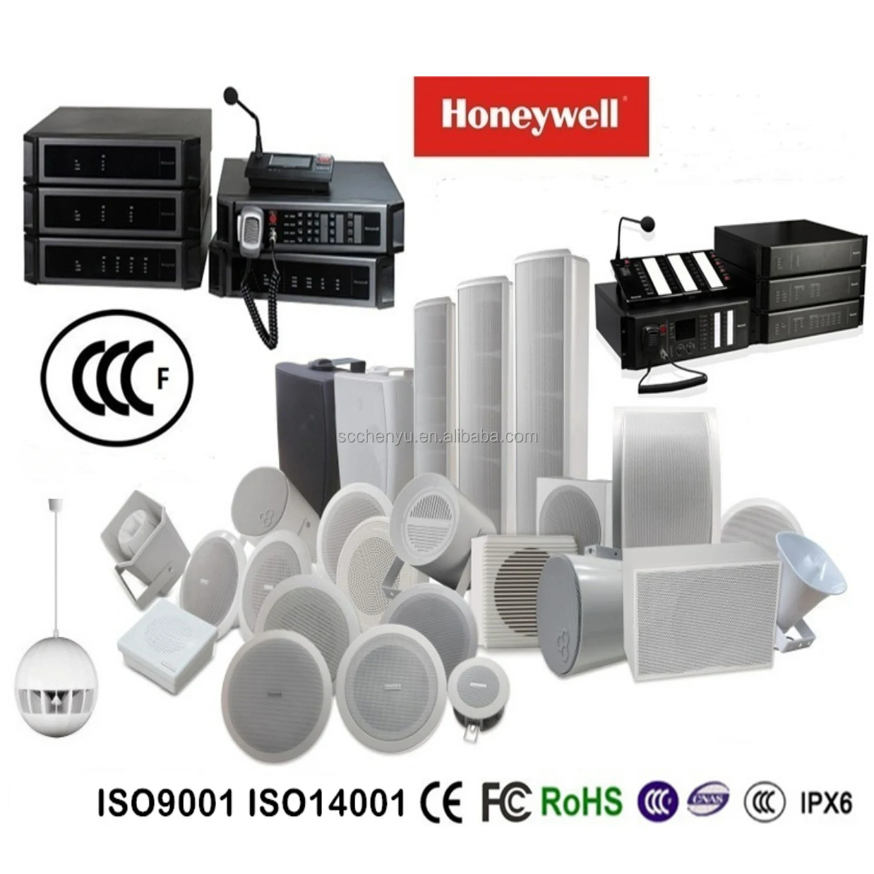 Honeywell PA Sound System - Ceiling Speakers & Amplifiers