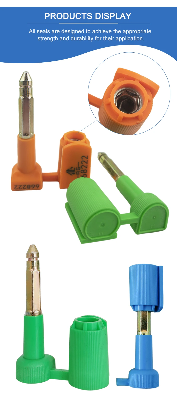 Ag-bs008 Shipping Container Door Seals | Security Seals - Buy Security ...