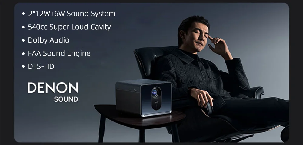 Formovie X5 Projector - True Cinema Grade Laser 4500 Lumens