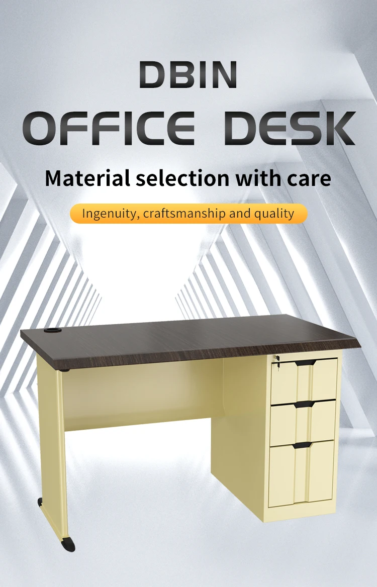 Fashion Steel Metal Office Desk Modern Steel Computer Desk Steel ...