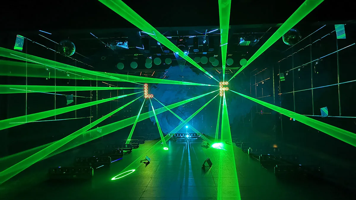 Rgb Dj Full Color Mini Animation Laser Beam Light 3w Stage Laser ...