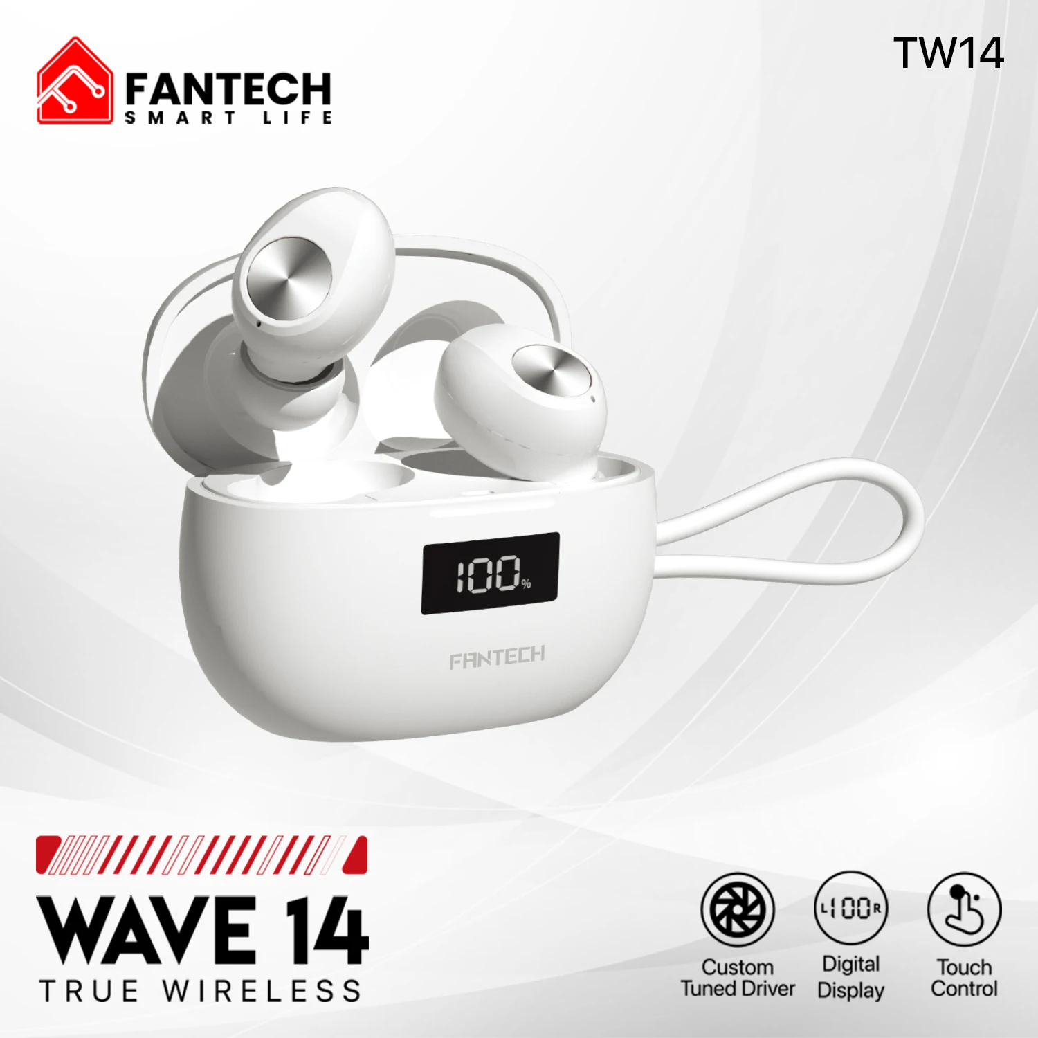 Fantech TW14 TWS Headphone 2.4Ghz Wireless Earphone Earbud Gaming In ...