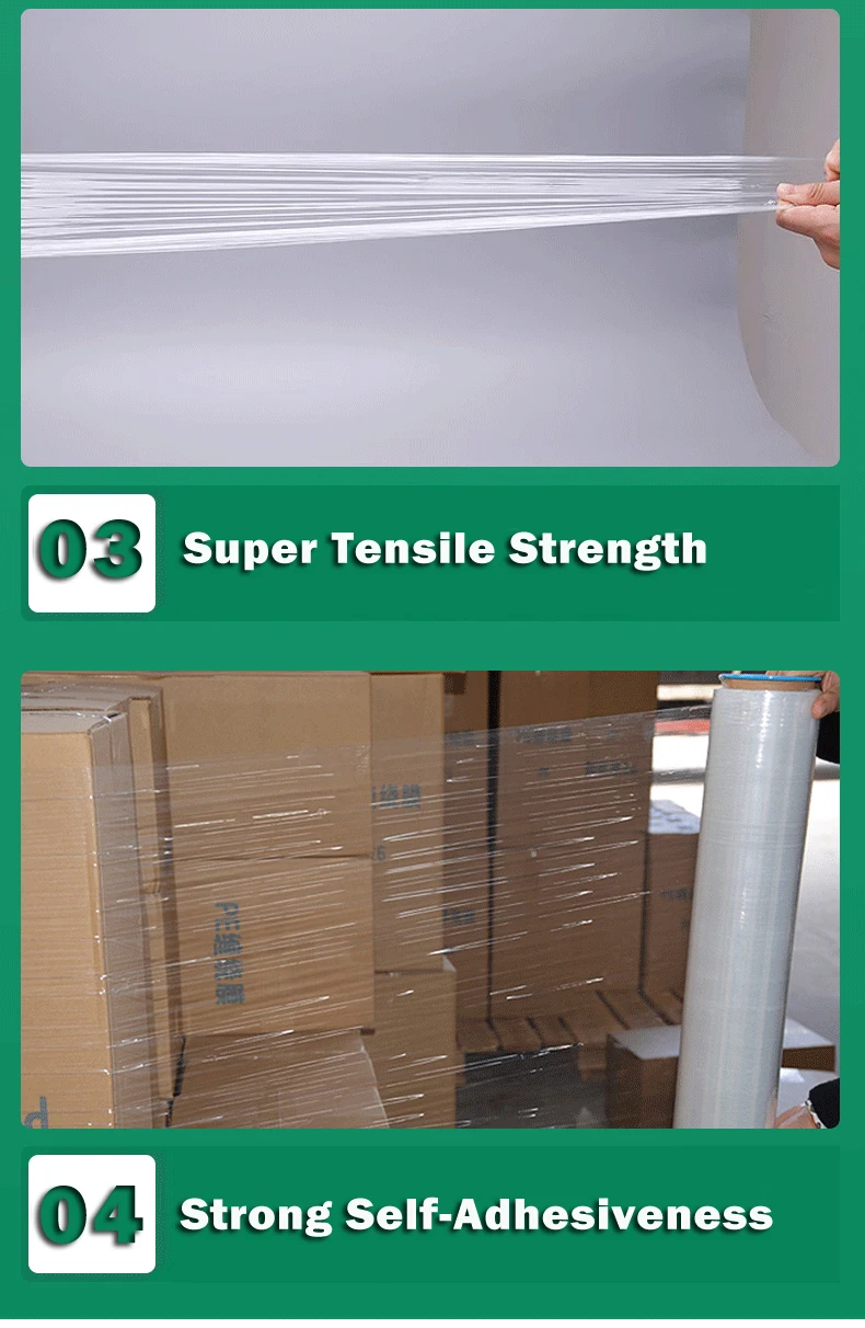 Moisture Proof Pe Packaging Film Transparent Pe Stretch Film Oem Pe ...