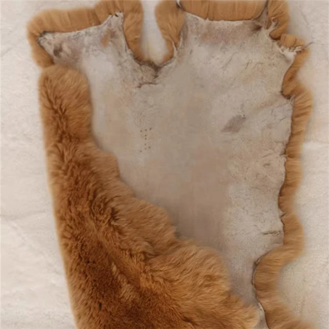 Chinchilla Rex Rabbit Pelt Fur Throw Blanket - Buy Throw Blanket ...