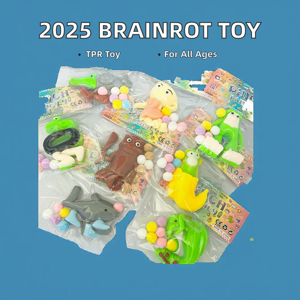 Italian Brainrot Figuras 2025 Wholesale Sensory TPR Squeeze Fidget Toy ...