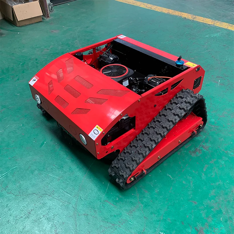 Electric Crawler Bush Cutter AI Robot Lawn Mower for Home Use