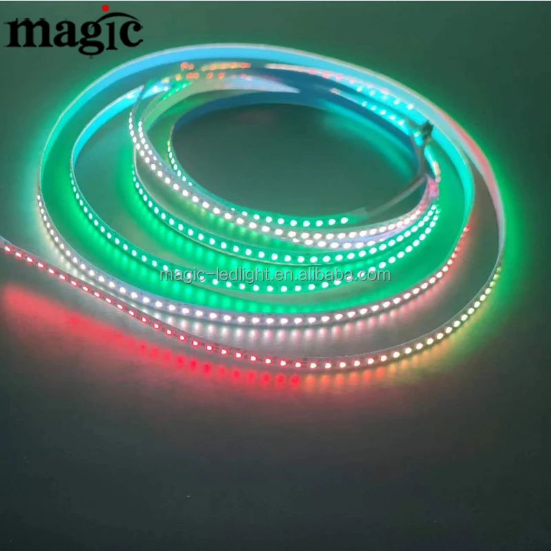 10mm Wide 120 LED per Meter SPI Pixel 24V RGBW Smart Strip