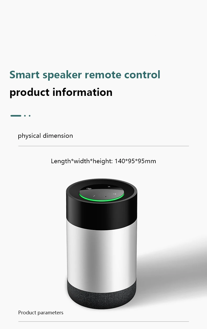 Tuya Smart Speaker - Mini, Portable, and Voice-controlled