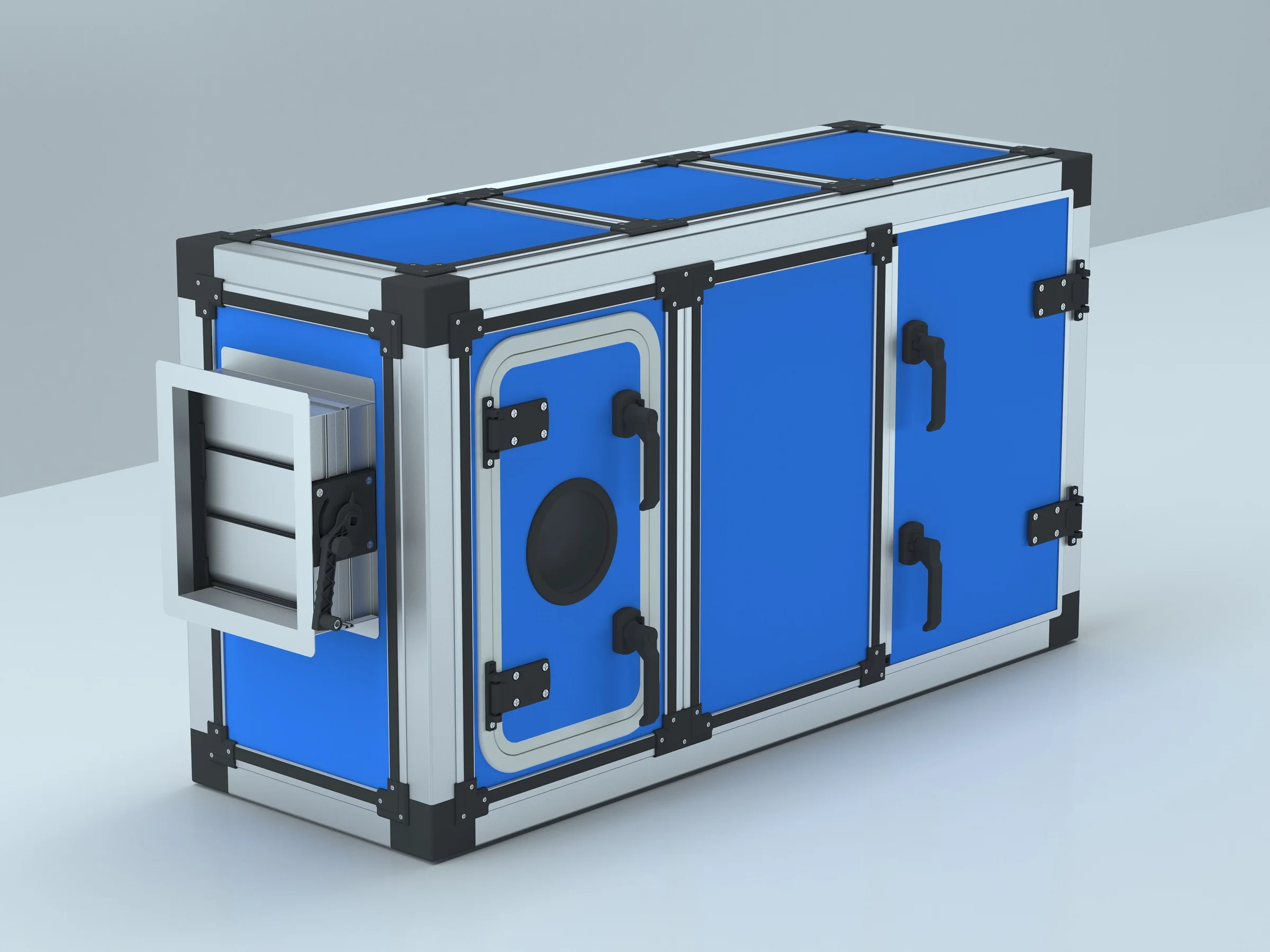 HVAC System Air Handling Unit Parts - Durable Aluminum Profiles