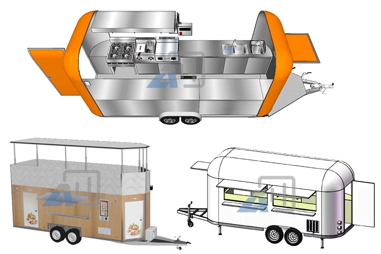Large Expandable Banquet Hall Trailer - Portable Mobile Catering Food ...