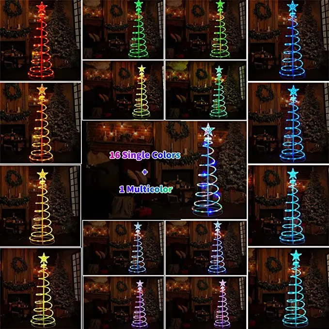 Led Spiral Tree Light Warm White 5v 10w Indoor Outdoor Holiday ...