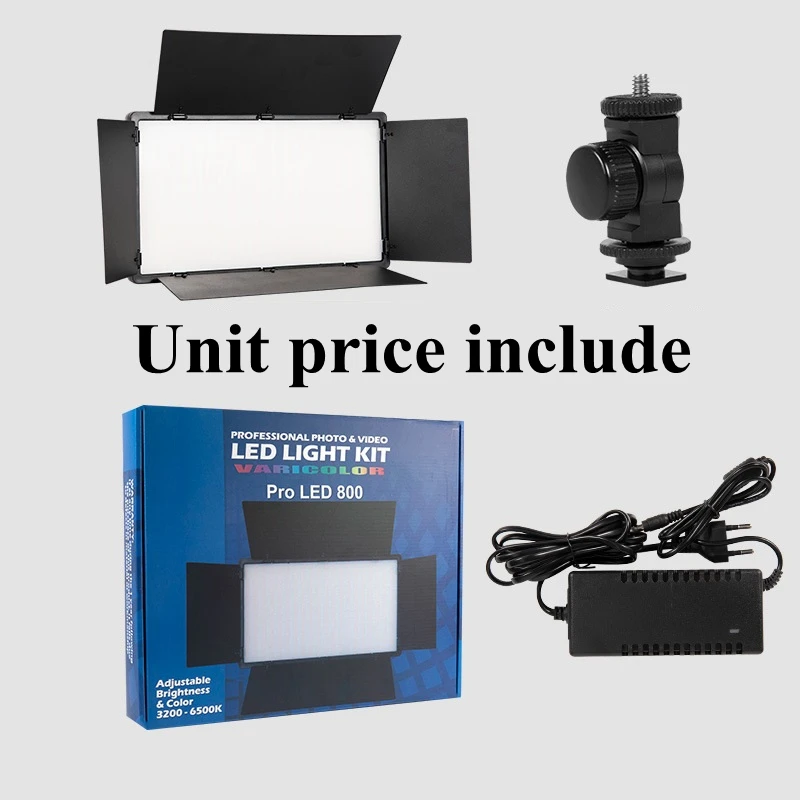 Led U800 Studio Lighting Photography Equipment Professional Led Video ...