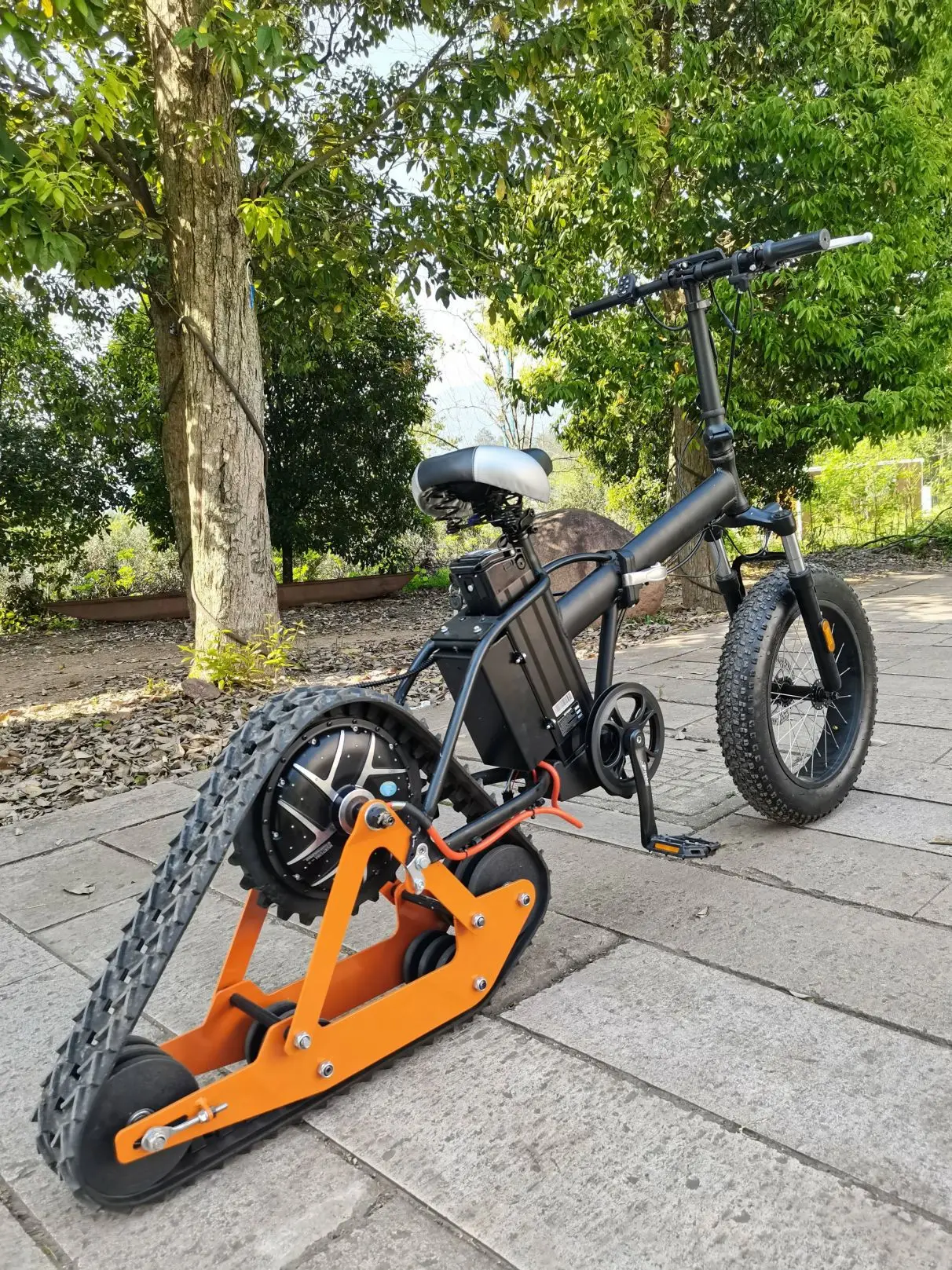 2024new Type Electric Snow Track EBIKE BIG POWER 60V 2000W Crawler ...