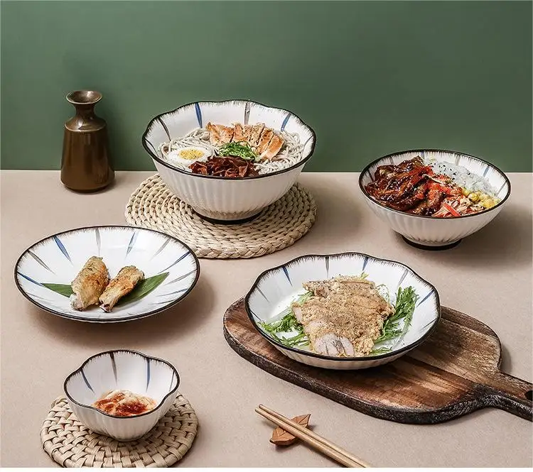 Japanese Ceramic Dinnerware Set Kitchen Home Restaurant Hotel Dish ...