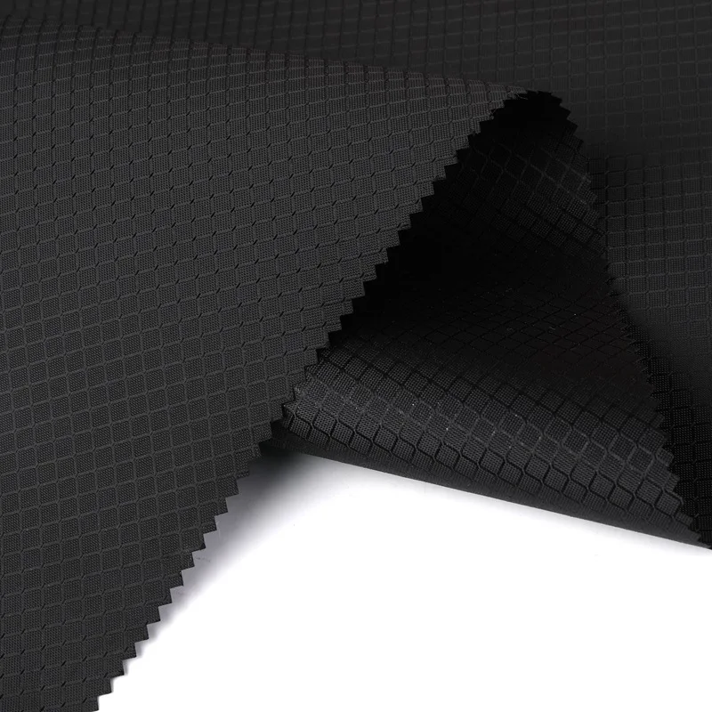 Custom Color 420d Polyester PU Coated Ripstop Oxford Fabric