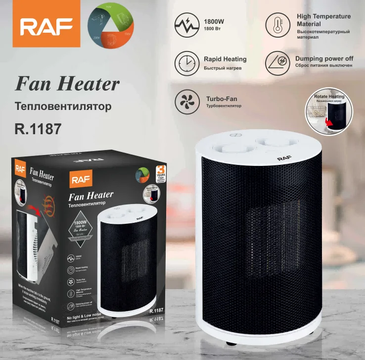 Raf Brand Oscillation Electric Desk Heater Fan Space Heater Indoor Ptc ...