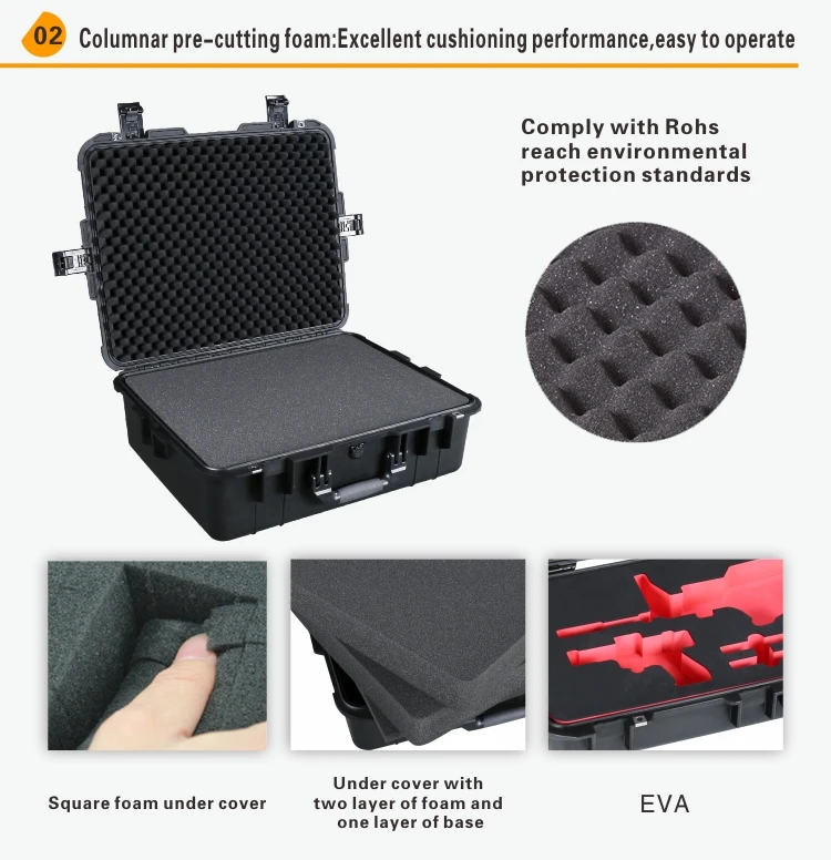 Hot Sale Waterproof Case Ip67 Plastic Hard Case Equipment Case With ...