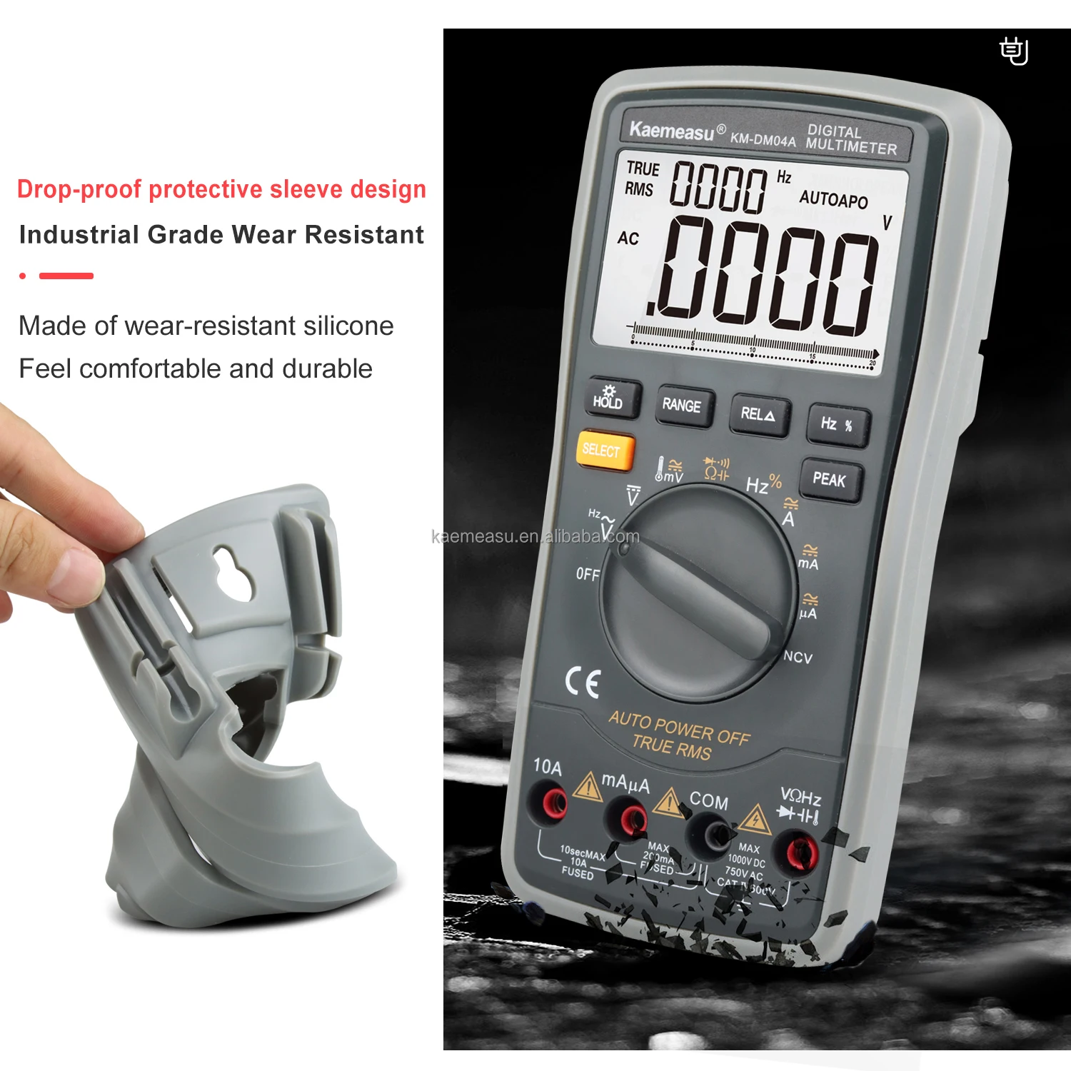 20000 Counts Voltmeter Electrician Bench Autorange True Rms Multimetro ...
