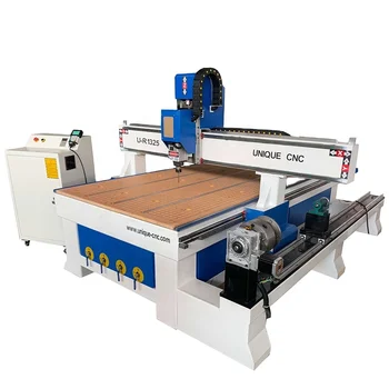 4 Axis 3d Rotary Axis Cnc Router Wood Cutting Engraving Cnc Wood ...