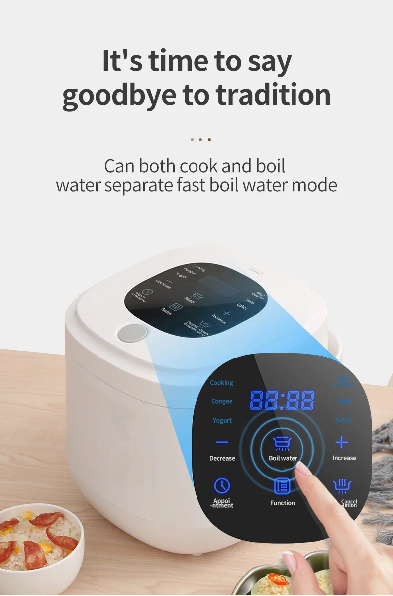 800W Electric Cooking Pot - Versatile and Portable Multicooker