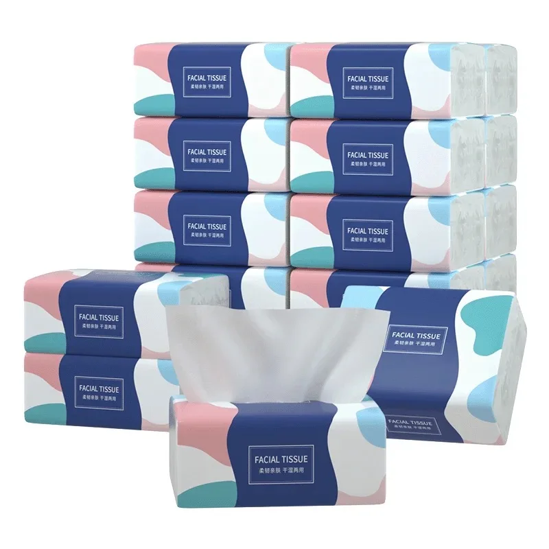 Ultra Soft Virgin Pulp Facial Tissues - Perfect for Home & Travel