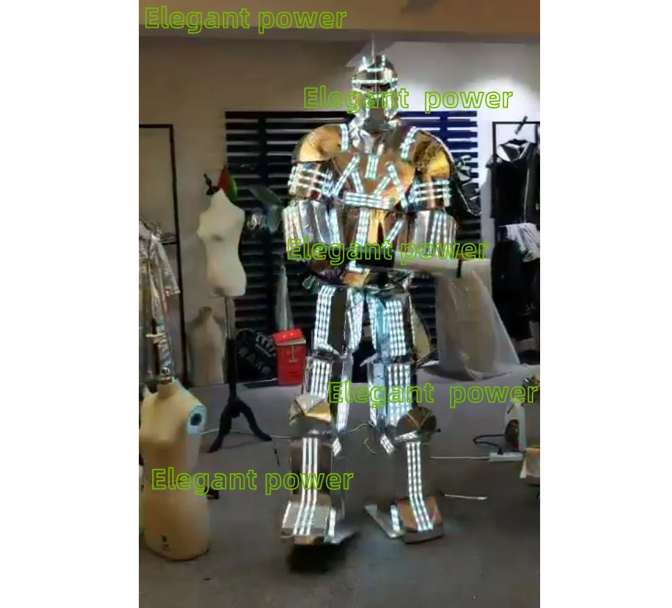 Free Shipping Huge Stilts Walker Robot Led Costume With Rechargeable ...