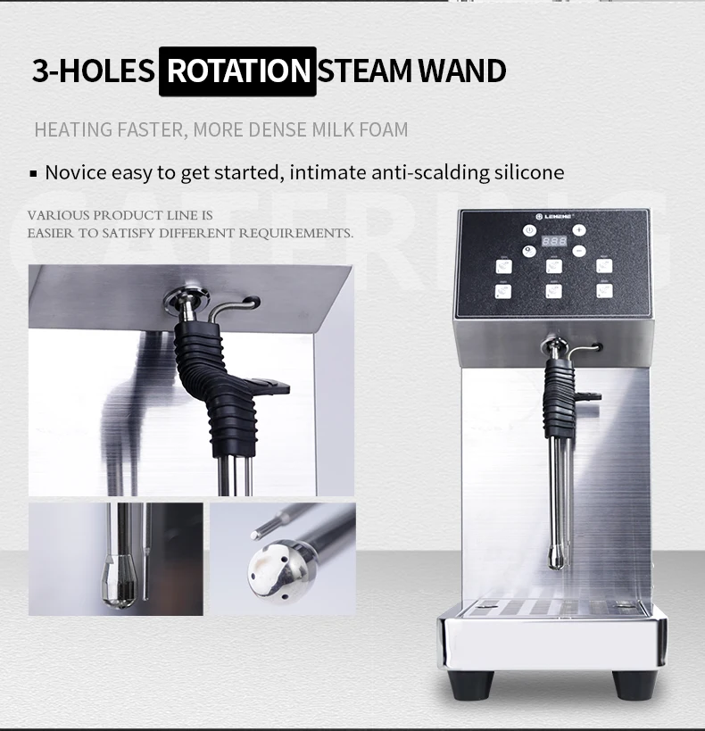 High Quality Commercial Professional Milk Frother Machine 3.5L Large ...