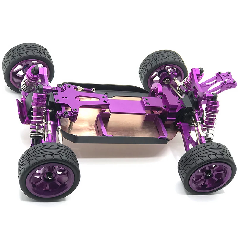 Upgraded CNC Metal Aluminum Chassis for Wltoys RC Cars