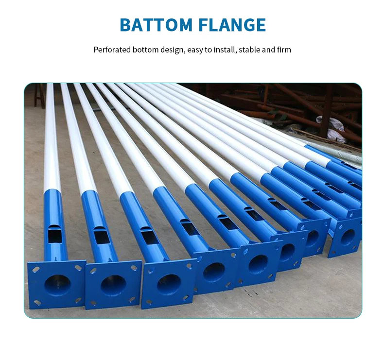 3m-8m Telescopic CCTV Pole - Secure Outdoor Monitoring