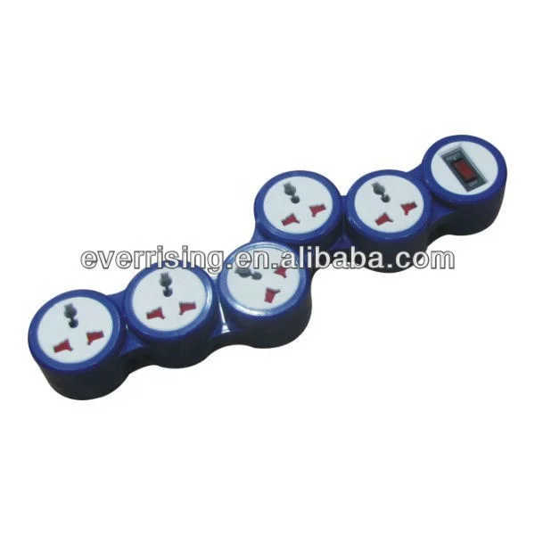 4way European Type Rotating Extension Socket 2-6 Ways Available - Buy ...
