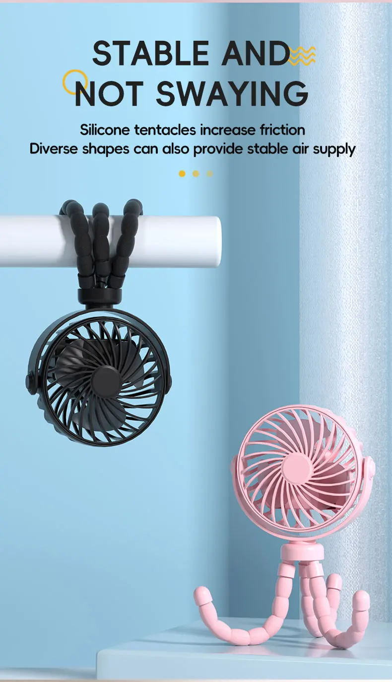 Portable Mini Usb Handheld Ceiling Fan Desktop Fan Summer With ...