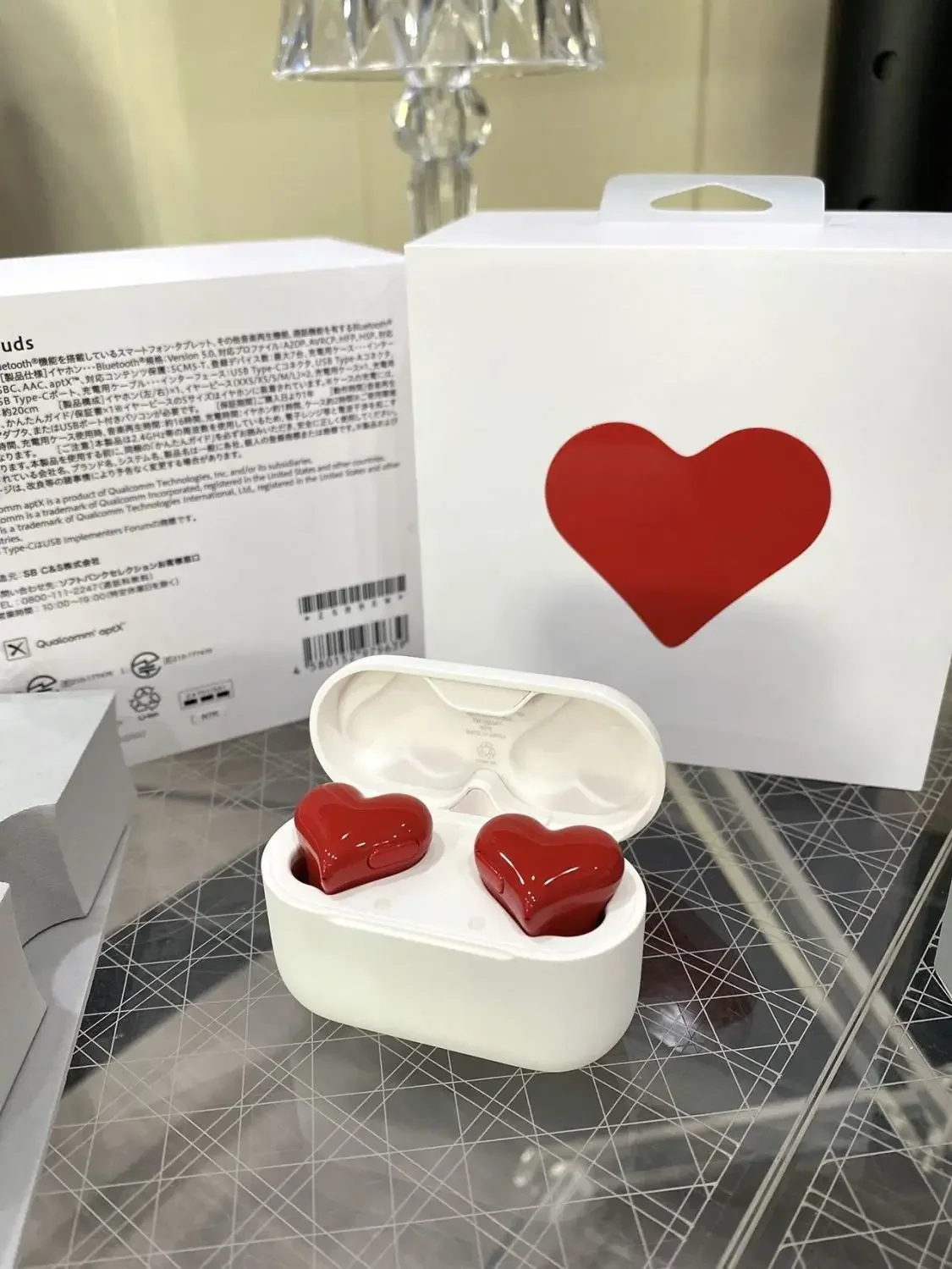 Top Sales Tws Bt5.3 Gift In-ear Wireless Heart Earbuds Cute Love Heart ...