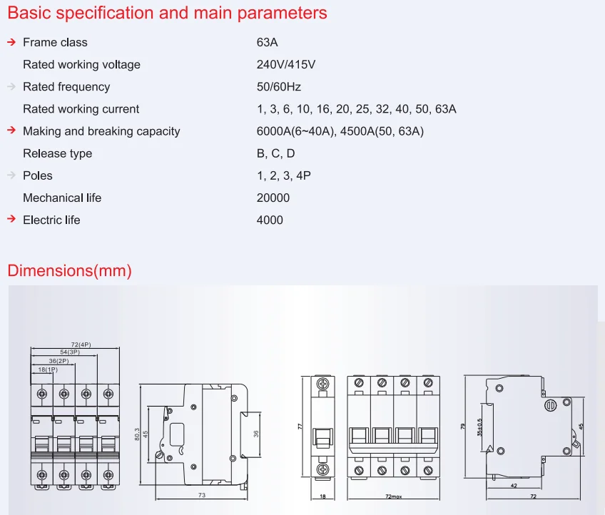 Factory Price 20a Mccb For Prefab Houses Mcb - Buy Moulded Case Circuit ...