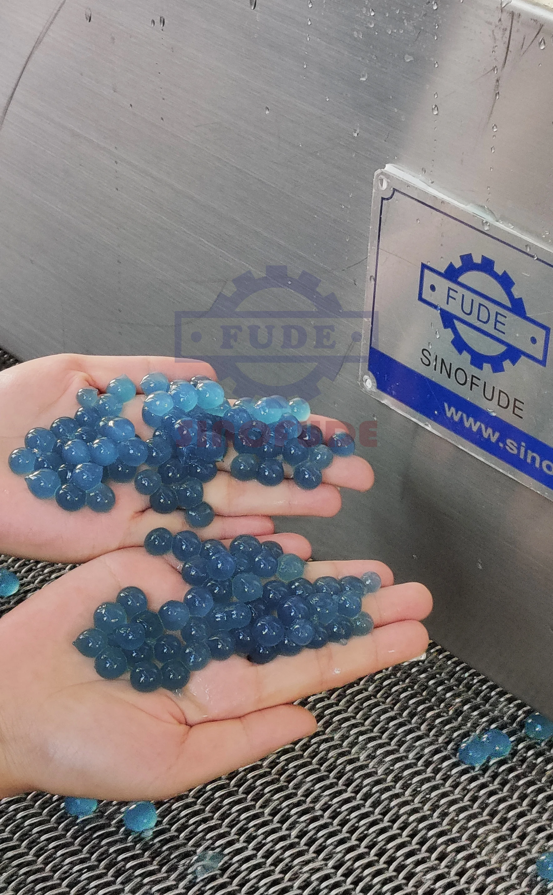 Automatic Agar Crystal Ball Production Line Natural Fruit Popping Boba ...