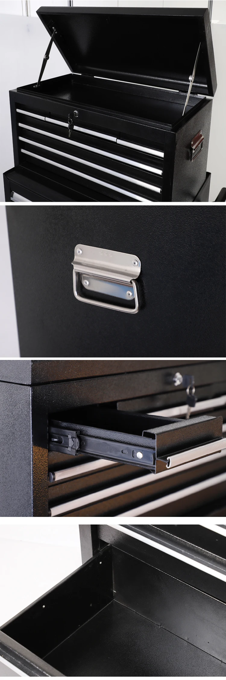 Heavy-duty Stainless Steel Rolling Box Trolley Tool Cabinet Cart ...